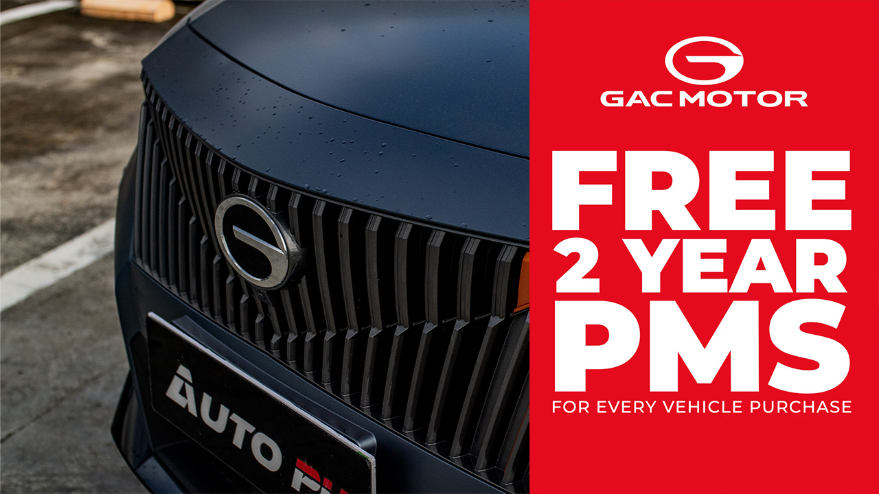 GAC Motor PH is offering free 2-year PMS to new customers until the end ...