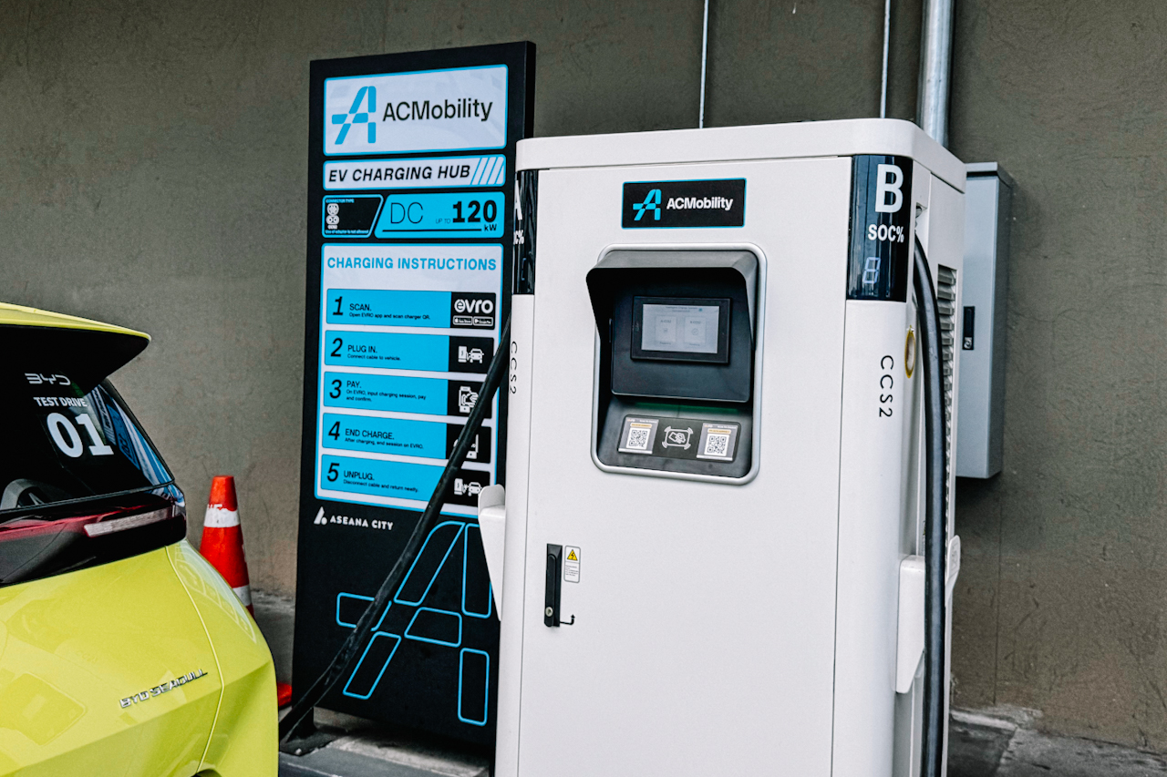 ACMobility expands EV charging station network in Visayas - TheAutoPH
