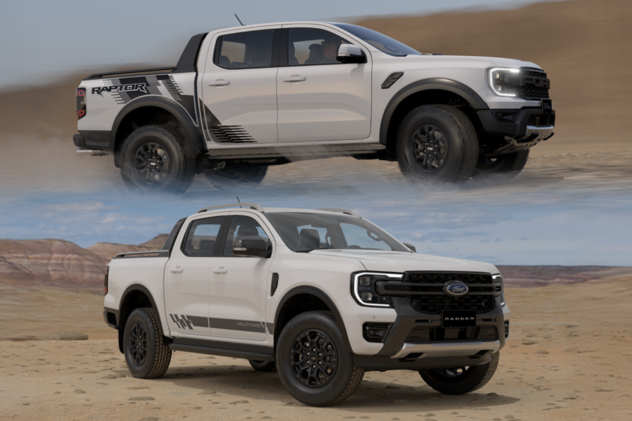The Ford Ranger Raptor V6 and Wildtrak Special Editions are both ...