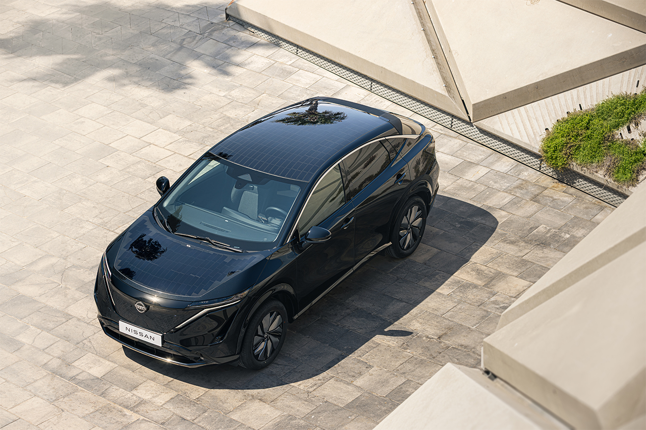This Nissan Ariya can charge itself through solar energy - TheAutoPH